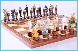 WW2 Chess Set - [ 2021 Unseen Intriguing Sets ]