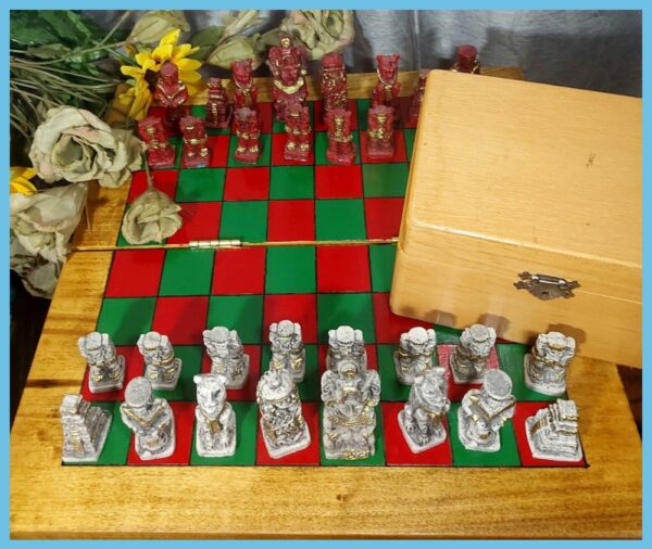 Mayan Aztec Chess Set - 💎Intriguing Sets [2025 Coolest]