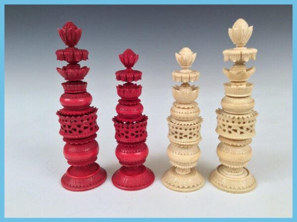 Antique Ivory Chess Set - 💎Unseen Intriguing Sets [2025 Coolest]