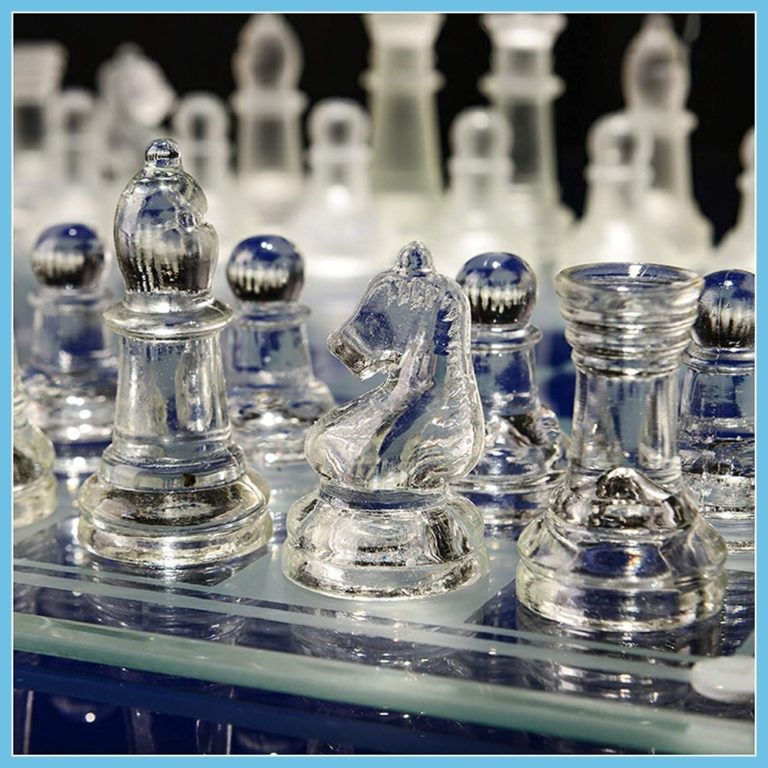 Frosted Glass Chess Set - 💎Unseen Intriguing Sets [2025 Coolest]