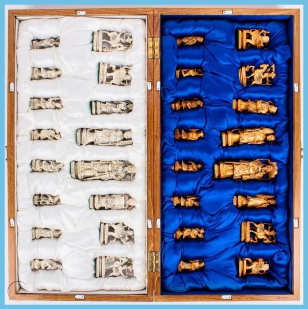 Antique Ivory Chess Set - 💎Unseen Intriguing Sets [2025 Coolest]