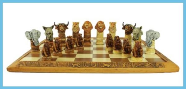 Safari Animal Chess Set - 💎Unseen Intriguing Sets [2024 Coolest]