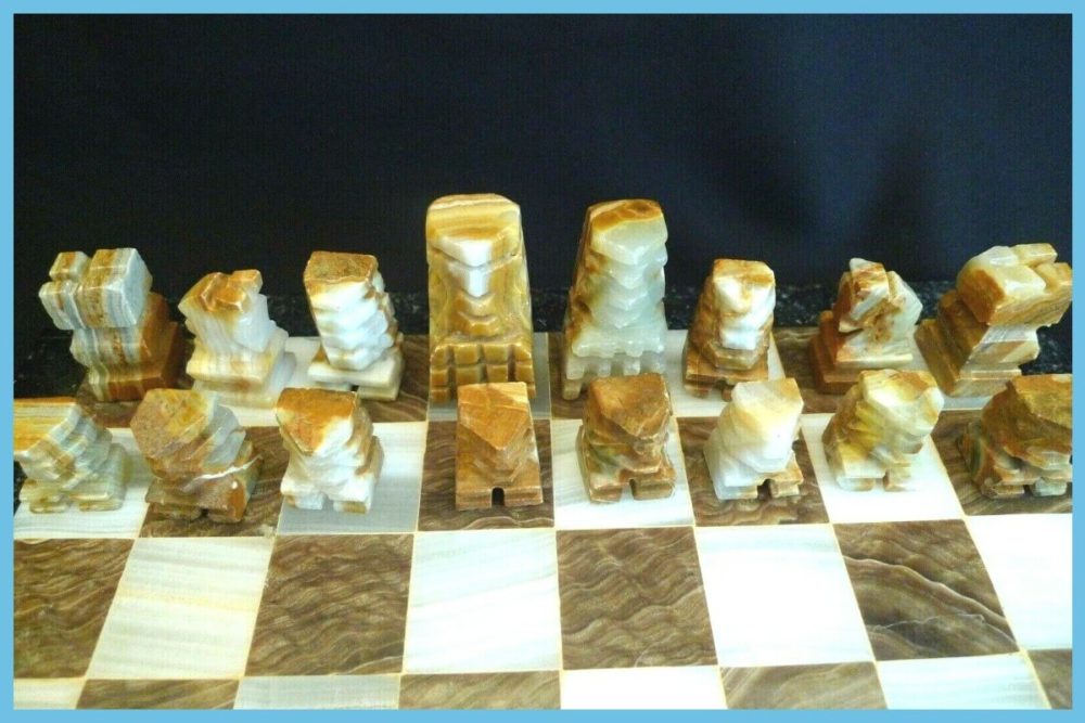 Mayan Aztec Chess Set - 💎Intriguing Sets [2025 Coolest]